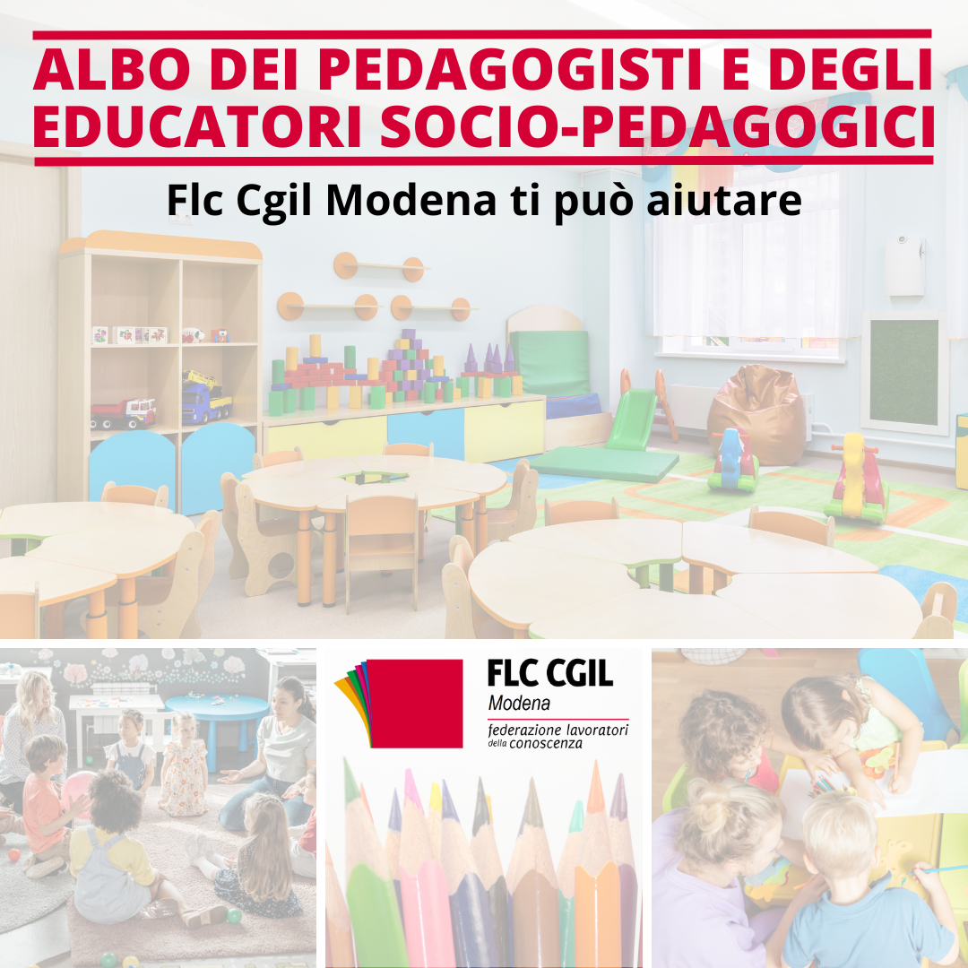 Albo dei pedagogisti e degli educatori socio-pedagogici - CGIL Modena