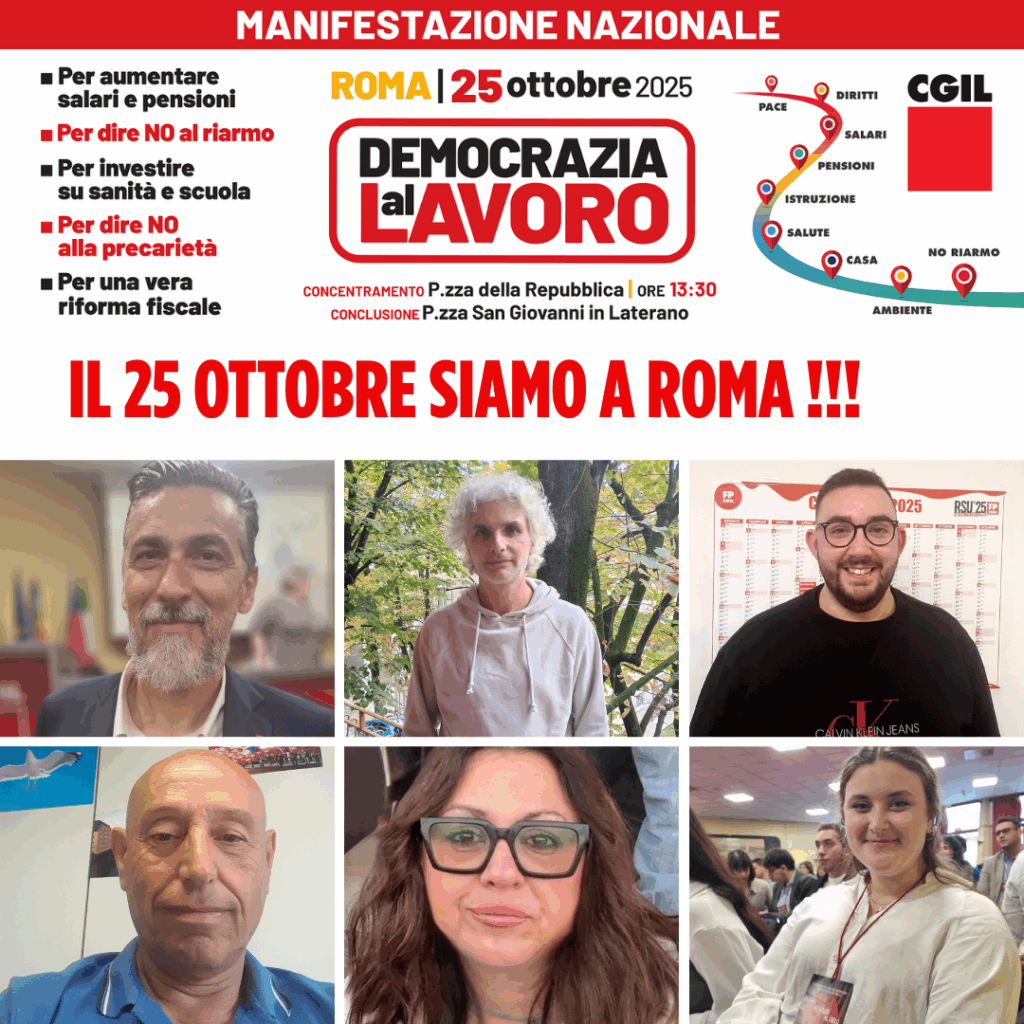 3 OTTOBRE 2025 SCIOPERO GENERALE CGIL IN DIFESA DI FLOTILLA, DEI VALORI ...