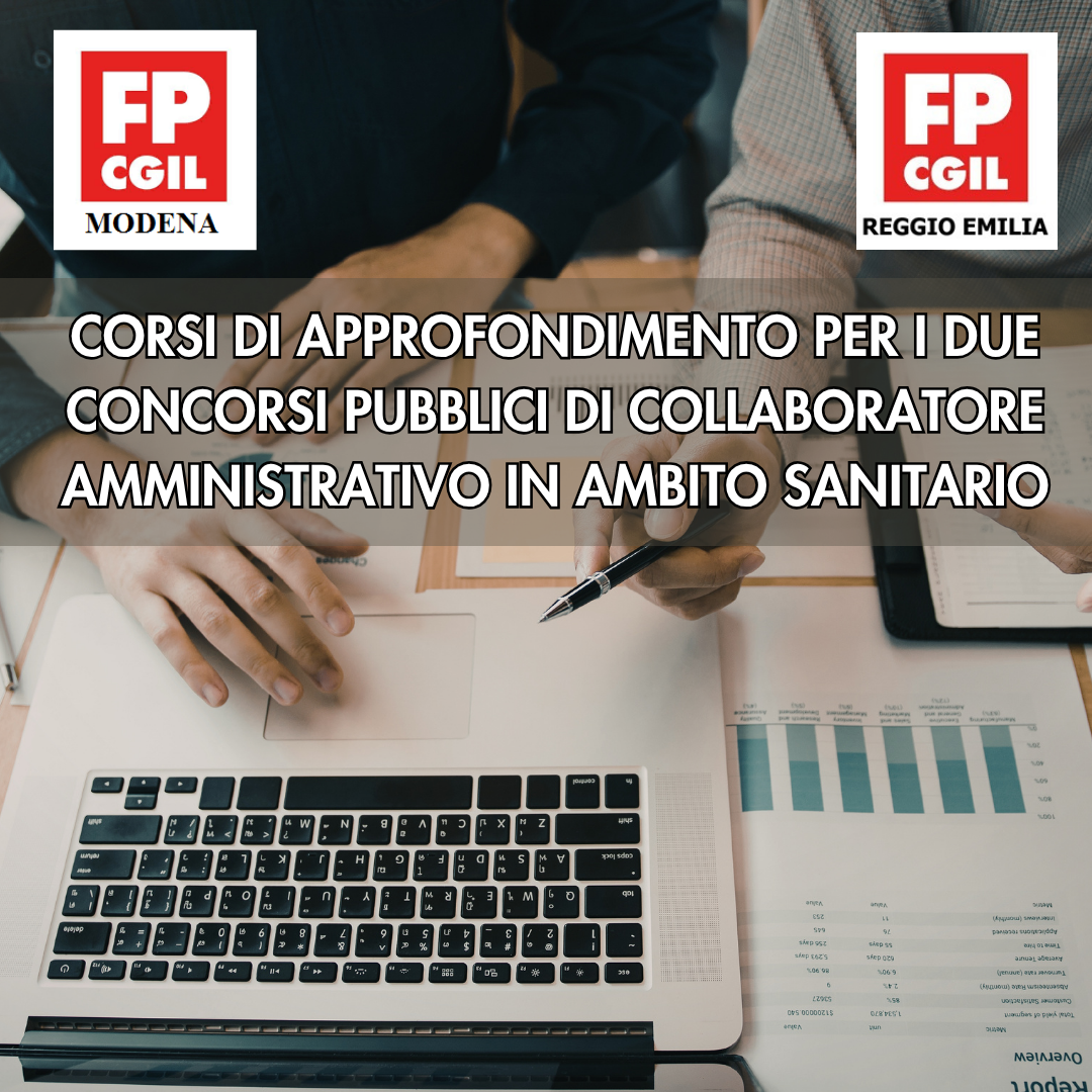 CORSI FP CGIL PER I DUE CONCORSI DI COLLABORATORE AMMINISTRATIVO IN ...